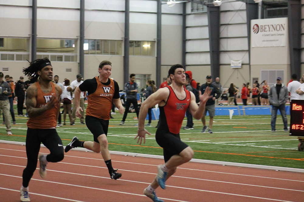 Track & field competes at SPIRE after extended break - The Yellow Jacket