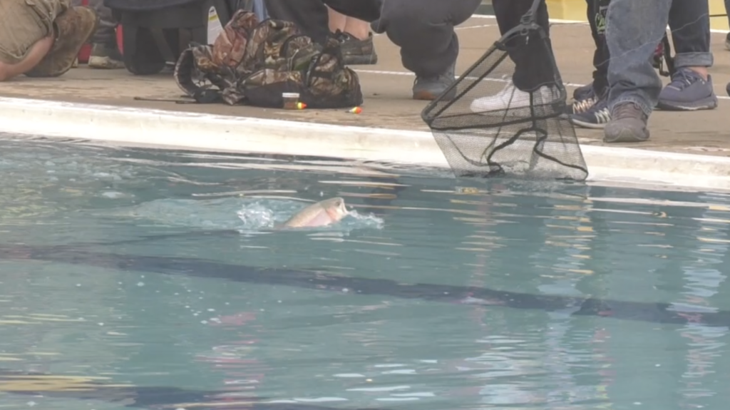 Residents gather for a "fishing frenzy" at Greene County water park ...
